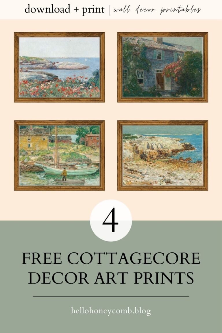 Cottagecore Decor: Nature-Inspired Art Prints (Free Downloads) - Hello ...